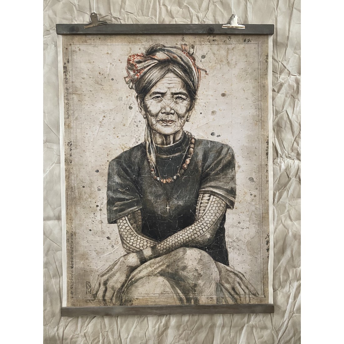 Panneau papier froissé WHANG - PHILIPPINES