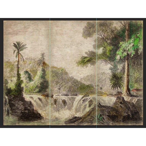 Triptyques papier froissé 330x250cm - ALFONZ